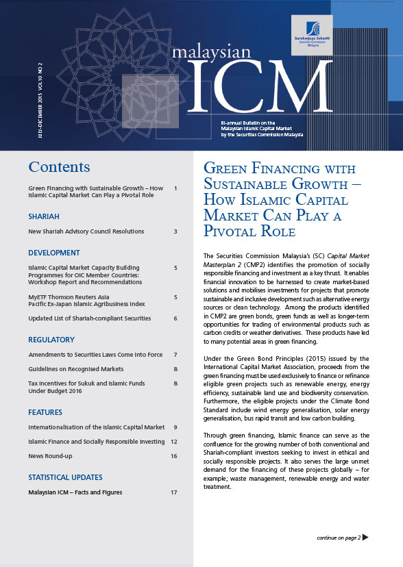 Malaysian ICM - ICM Publications | Securities Commission Malaysia