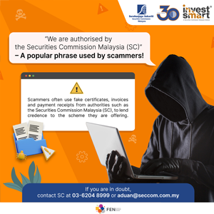 Beware of Scams - INVESTOR EMPOWERMENT | Securities Commission Malaysia