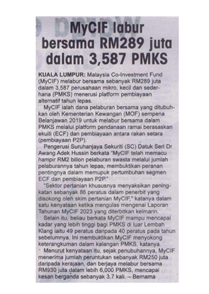 Media Coverage - MyCIF | Securities Commission Malaysia